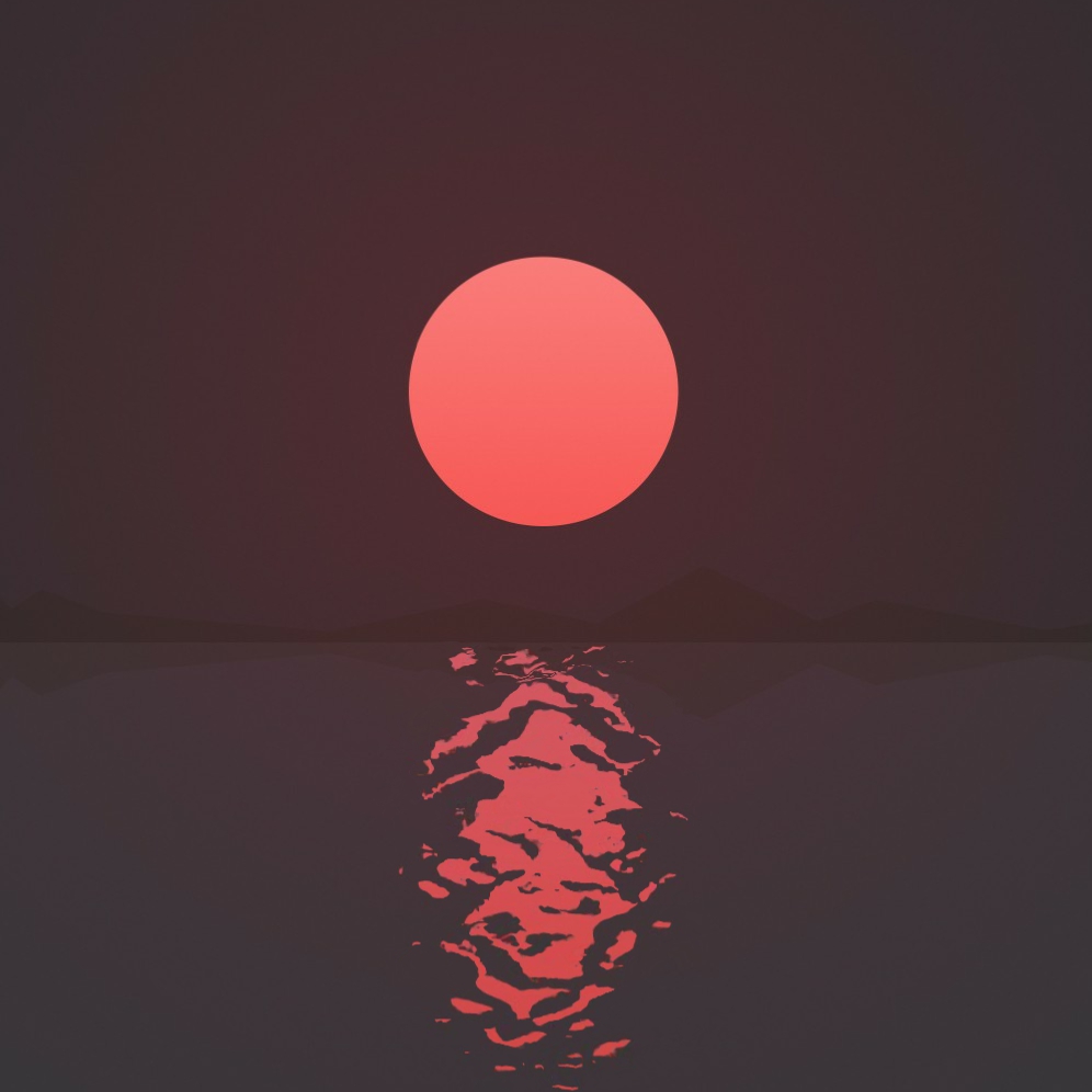 Ripple Sunset – WINDOWSCUSTOMIZATION.com