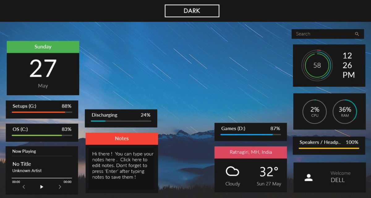 Dark – WINDOWSCUSTOMIZATION.com