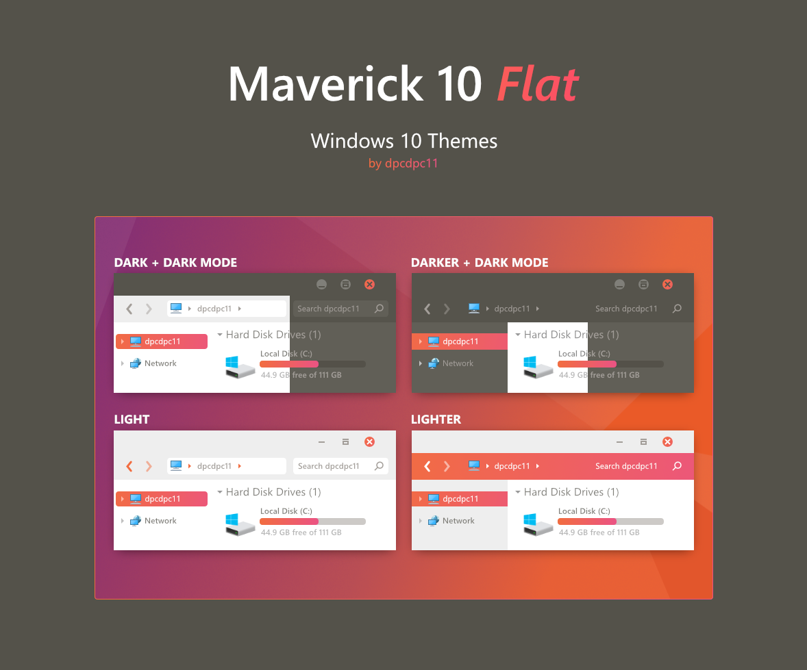 Maverick 10 Flat – WINDOWSCUSTOMIZATION.com