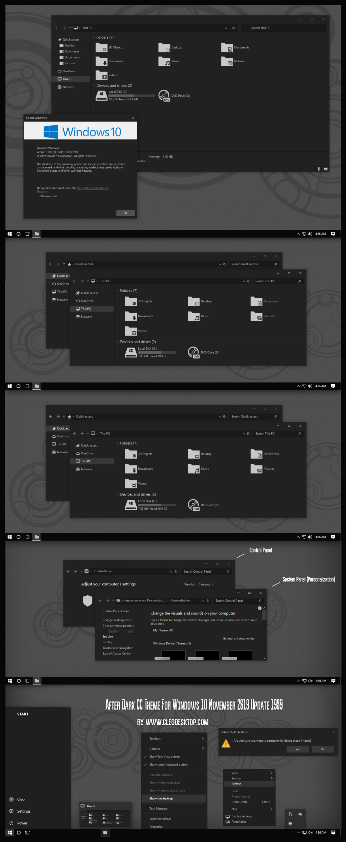 After Dark CC – WINDOWSCUSTOMIZATION.com