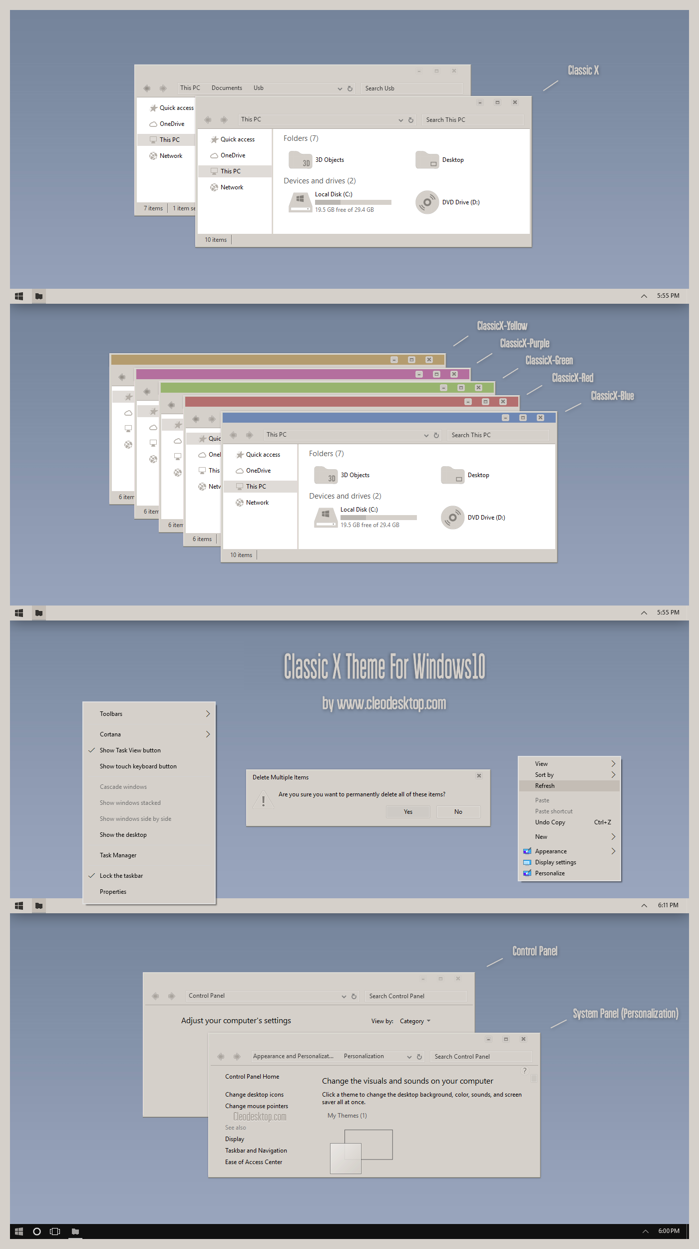 Classic X – WINDOWSCUSTOMIZATION.com