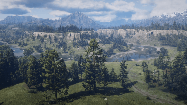 Red Dead Redemption 2 Mountains 21:9 3440×1440 – WINDOWSCUSTOMIZATION.com