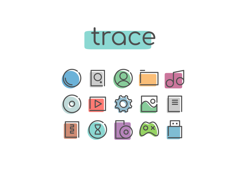 Trace Icons – WINDOWSCUSTOMIZATION.com
