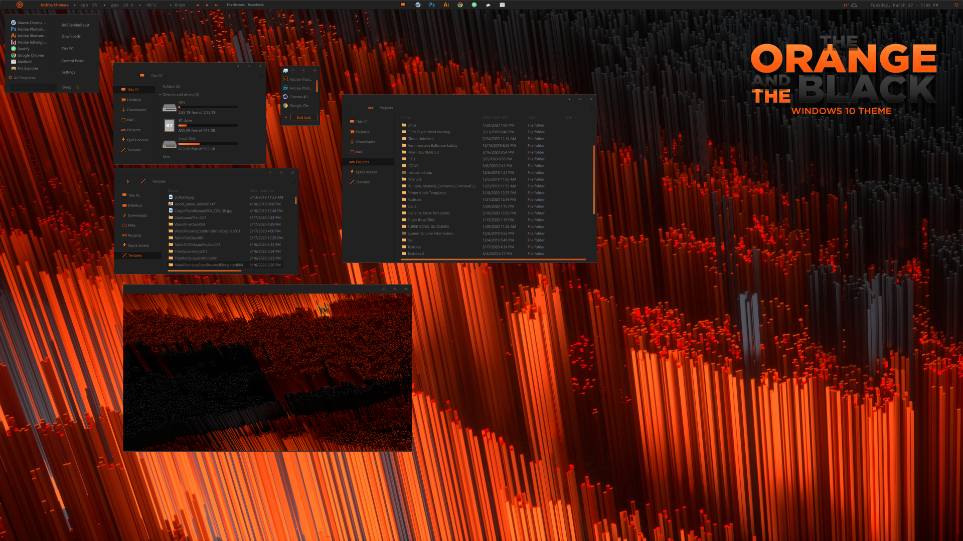 The Orange and the Black – WINDOWSCUSTOMIZATION.com