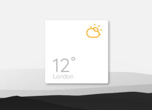 Simple Animated Weather – WINDOWSCUSTOMIZATION.com