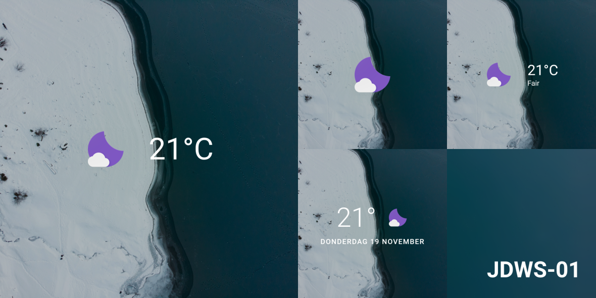 JDWS-01 – Jelle Dekkers’ Weather Skins # 01 – WINDOWSCUSTOMIZATION.com