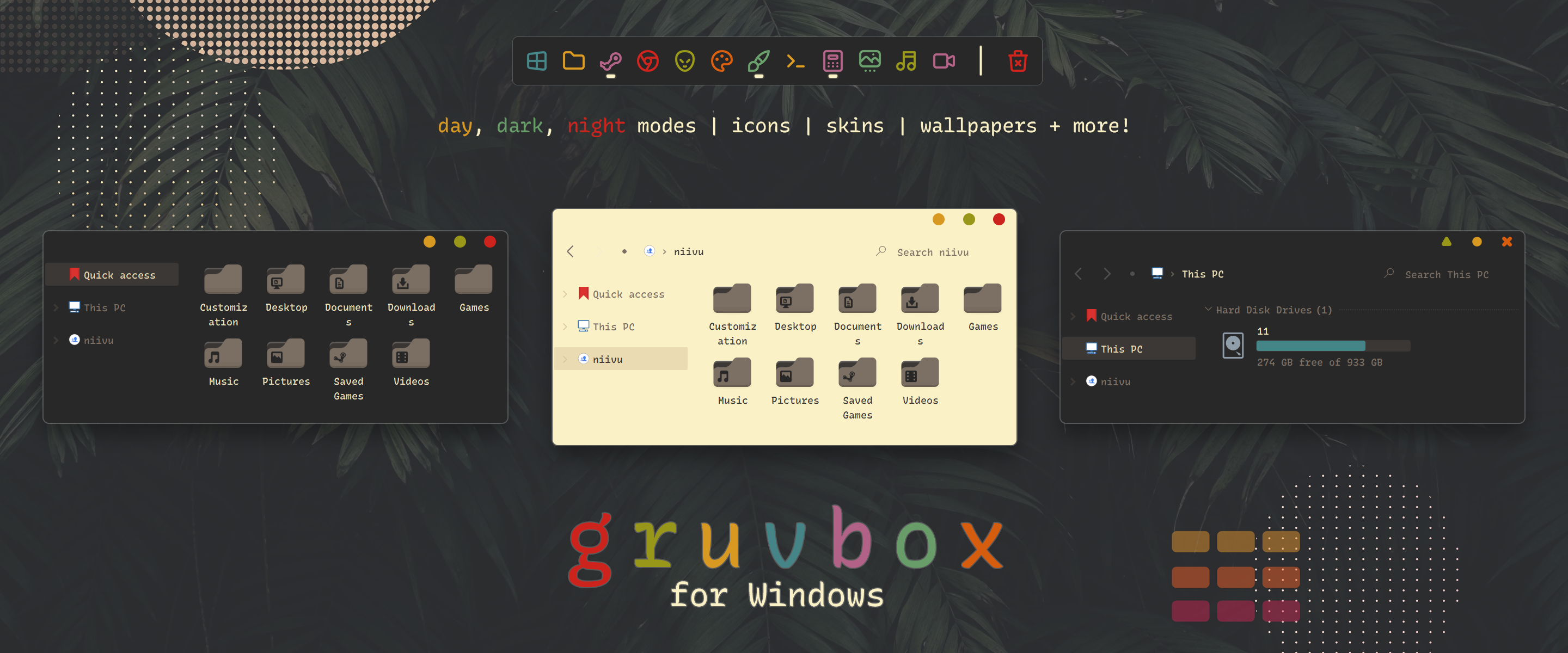 Gruvbox for Windows – WINDOWSCUSTOMIZATION.com