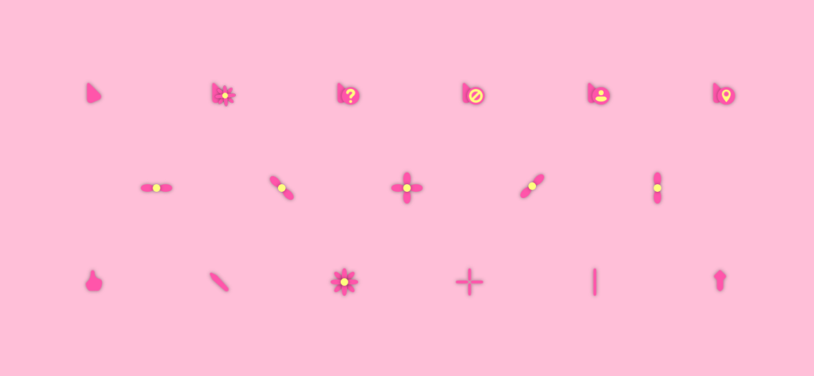 Pink Flower cursor – WINDOWSCUSTOMIZATION.com