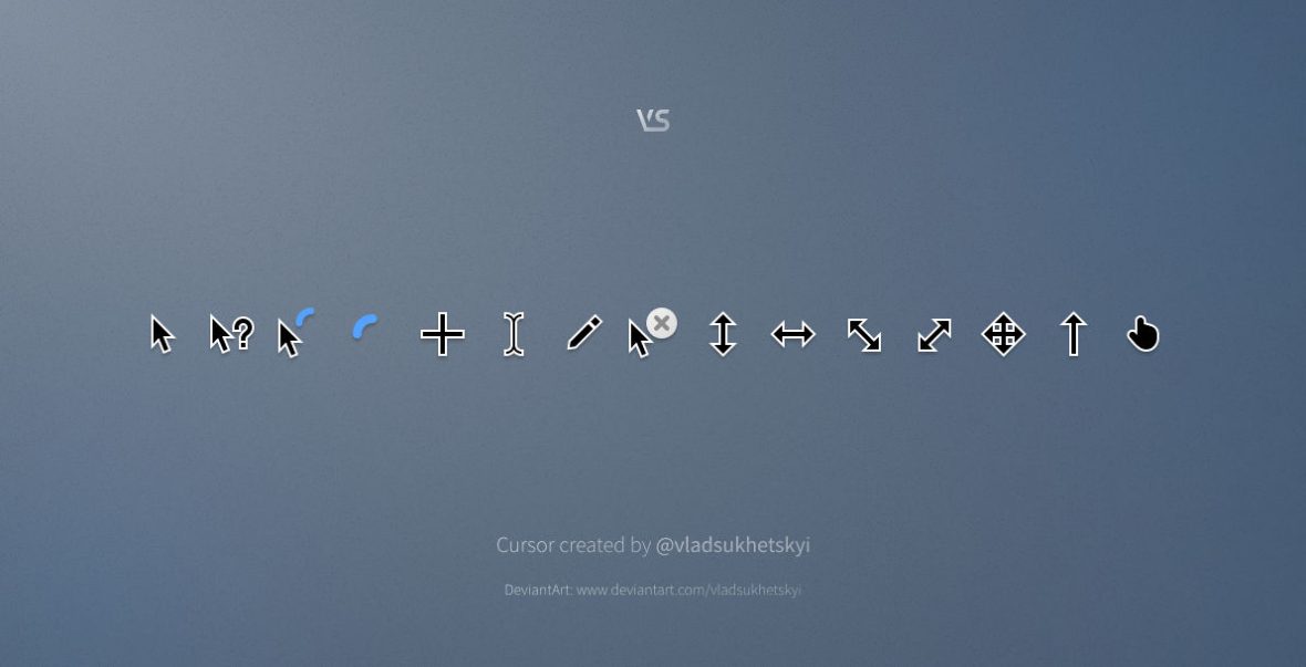 VS cursor (version 9.0) – WINDOWSCUSTOMIZATION.com